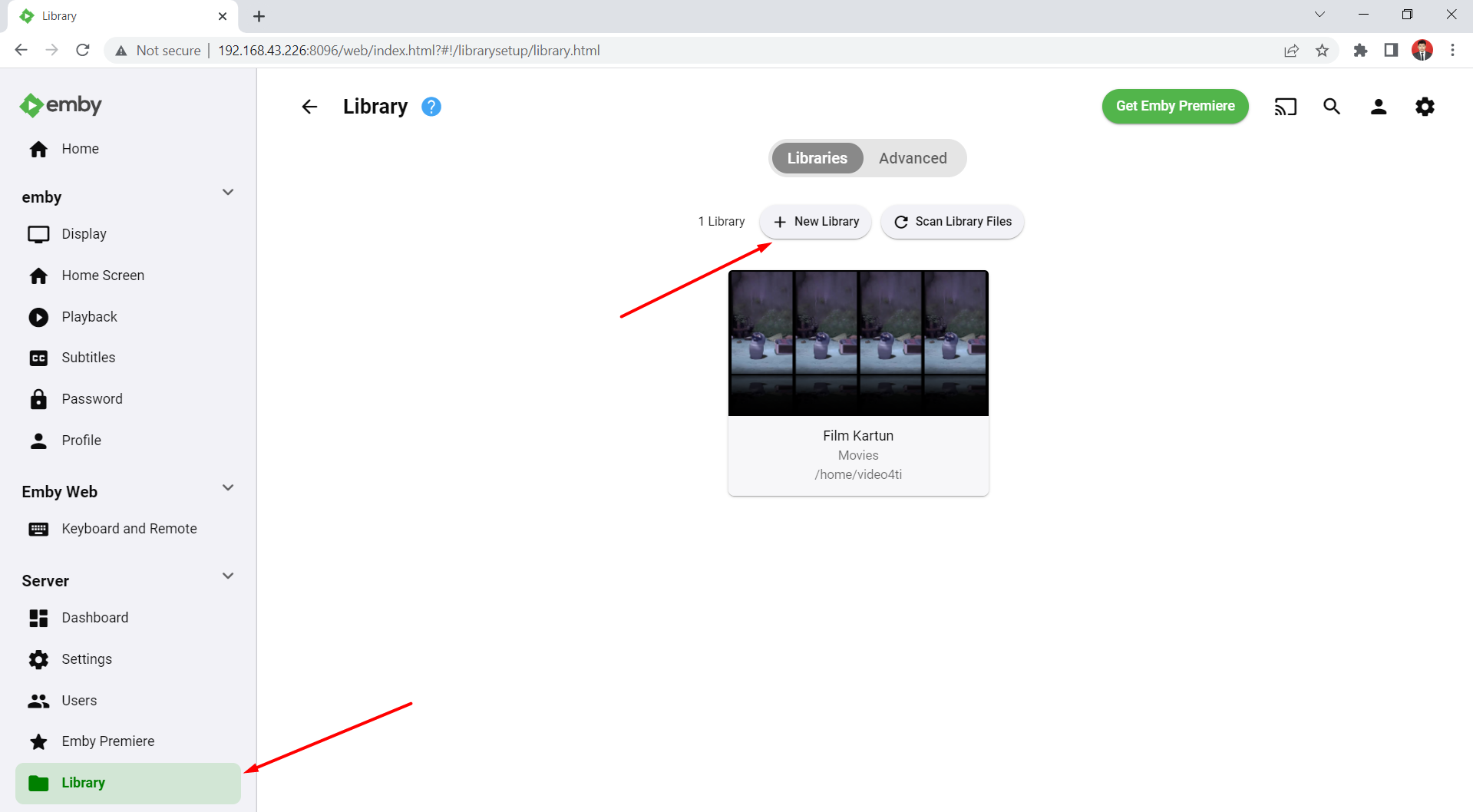 Tutorial Konfigurasi Emby Server (Video Streaming) pada Ubuntu Live ...