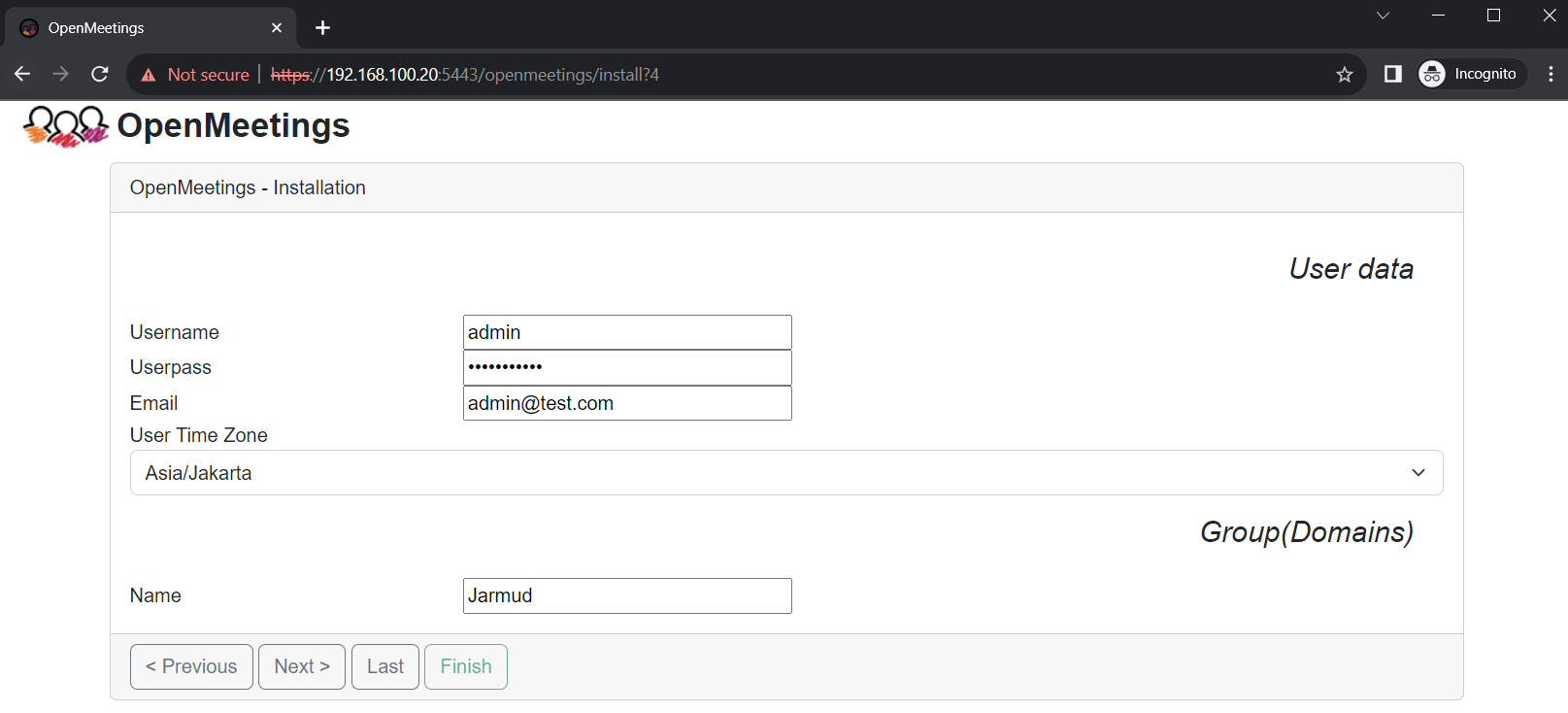 Tutorial Membangun Server Video Conference dengan Open Meetings 7.1.0 ...
